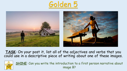 NEW GCSE 2017 AQA Creative Writing Lesson 3 | Teaching Resources