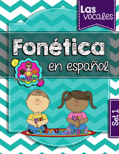Spanish Phonics Book Set #1: Las vocales | Teaching Resources
