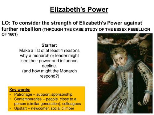 Historic Environment: Elizabeth's Power and Essex's Rebellion ...