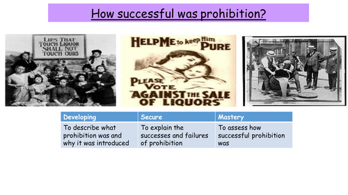Prohibition | Teaching Resources