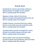 Ancient Greek Poetry COMPLETE WEEK | Teaching Resources