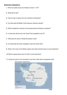 Antarctica - Discovery and Ownership KS3 Double Lesson | Teaching Resources