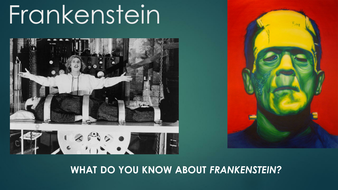 Frankenstein Philip Pullman Stage Adaptation Scheme of Work for KS3 ...