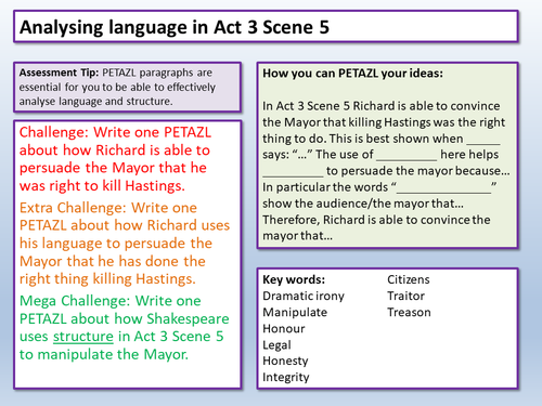 Richard III Deceiving The Mayor | Teaching Resources