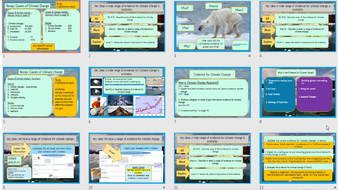 GCSE AQA 9-1: Climate Change - The Evidence for Climate Change. by ...