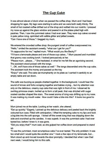 The Yummiest Cupcake: Write To Describe (And More) (SATS And 11 ...