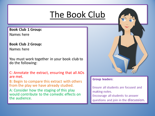 English Literature Book Club | Teaching Resources