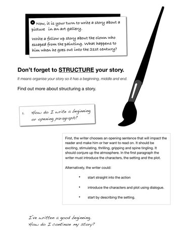 The Art Gallery: Write A Story (SATS And 11+ Essential Writing Practice ...
