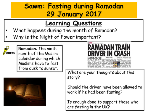 Ramadan | Teaching Resources