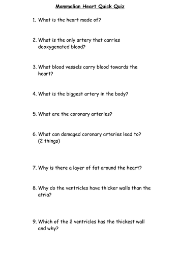 OCR A Level Biology (H020) Module 3 - Cardiac cycle | Teaching Resources OCR A Level Biology (H020) Module 3 - Cardiac cycle | Teaching Resources