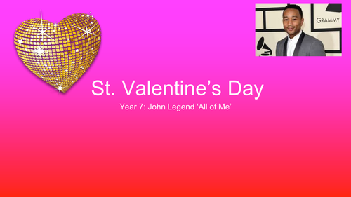 'All of Me' St Valentine's Day Lesson | Teaching Resources