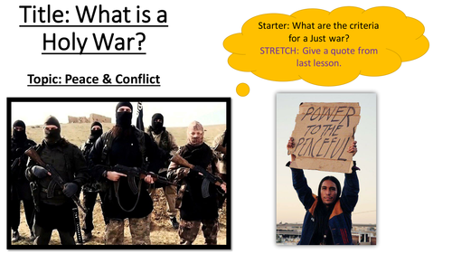 Peace & Conflict Through Islam - NEW Edexcel GCSE | Teaching Resources