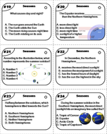 Seasons Task Cards | Teaching Resources