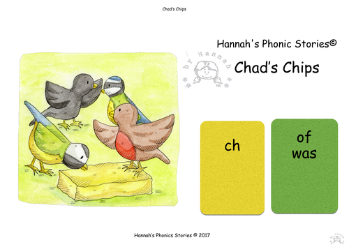 Chad's Chips, Hannah's Phonic Stories, ch sound | Teaching Resources