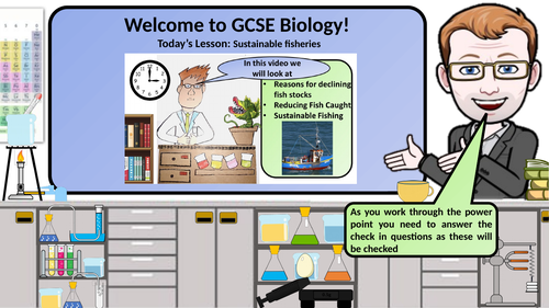 AQA KS4 Biology (Science) Sustainable Fisheries Lesson | Teaching Resources