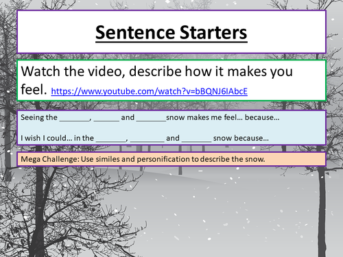 Descriptive / Creative Writing | Teaching Resources