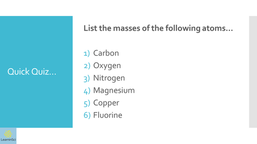 Empirical Formulae and Relative Formula Mass Calcs (full lesson) - GCSE ...
