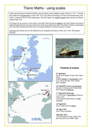 Maths worksheets (Based on the TITANIC) | Teaching Resources