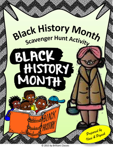 Black History Month Scavenger Hunt | Teaching Resources