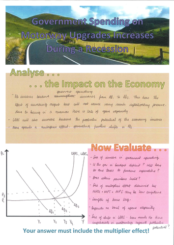 Economic Growth Worksheet with Teacher Answers and Powerpoint and ...