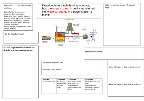 generating electricity Outstanding lesson | Teaching Resources