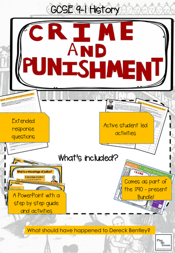 Edexcel GCSE 9-1 Crime & Punishment: Lesson 30 The Derek Bentley case study. | Teaching Resources