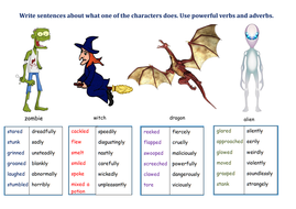 Evil character description double word mat plus plans by Jazel ...