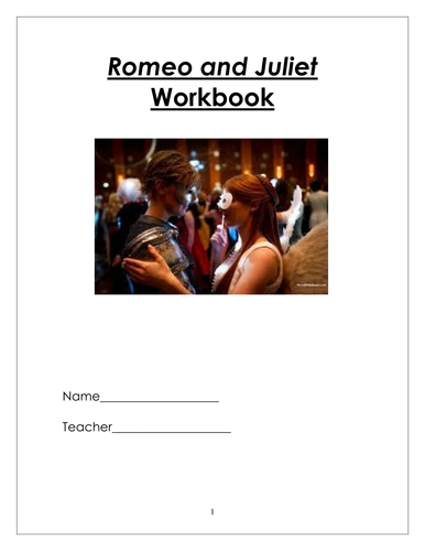 Romeo and Juliet Workbook | Teaching Resources