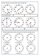 Time worksheets and homework task for Year 3 | Teaching Resources