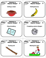 Chemical and Physical Changes Task Cards | Teaching Resources