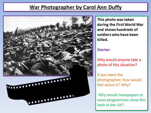 War Photographer Power and Conflict | Teaching Resources