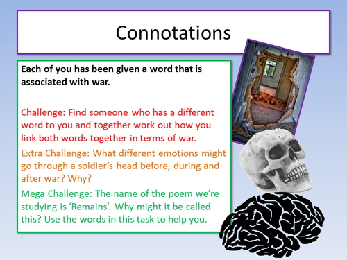 Remains | Teaching Resources