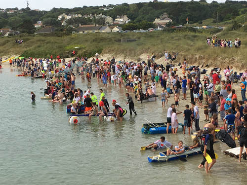 Seaside Festivals and Holidays: Raft Races: Alderney Week: Photo ...