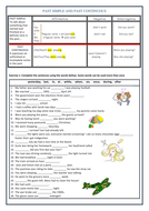 Past Continuous vs Past Simple (Affirmative, Interrogative, Negative ...