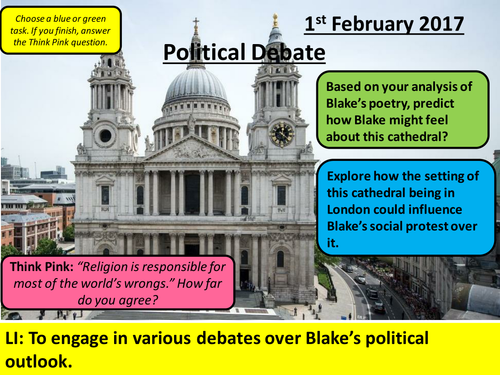 Blake Songs of Innocence - AQA Social Protest - Holy Thursday ...