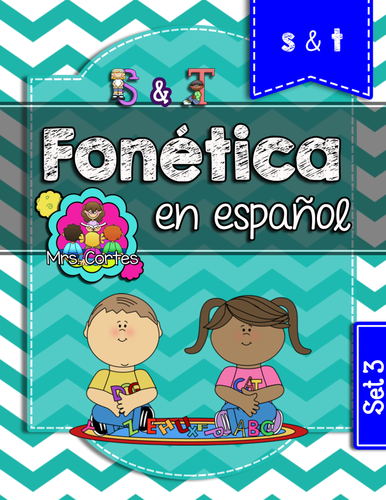 Spanish Phonics Book Set #3: Letras s & t | Teaching Resources