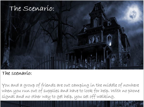 Betrayal at House on the Hill –Spooky Story, Creative Writing ...