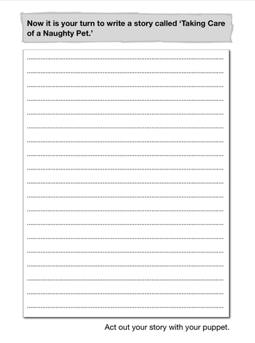 'Monster The Dog' (Read, Write And Play) 3-7 years | Teaching Resources