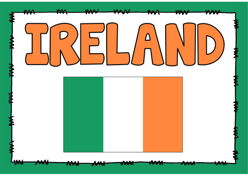 IRELAND TEACHING RESOURCES - GEOGRAPHY COUNTRY EIRE REPUBLIC EUROPE KEY ...