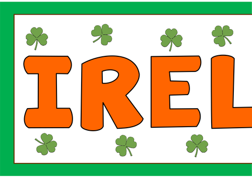 IRELAND TEACHING RESOURCES - GEOGRAPHY COUNTRY EIRE REPUBLIC EUROPE KEY ...