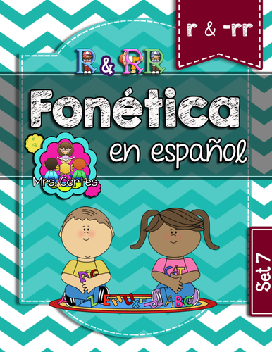 Spanish Phonics Book Set # 7: Letras r &-rr | Teaching Resources