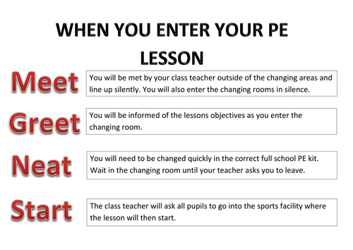 Enter and Exit Classroom Signs/ Posters | Teaching Resources