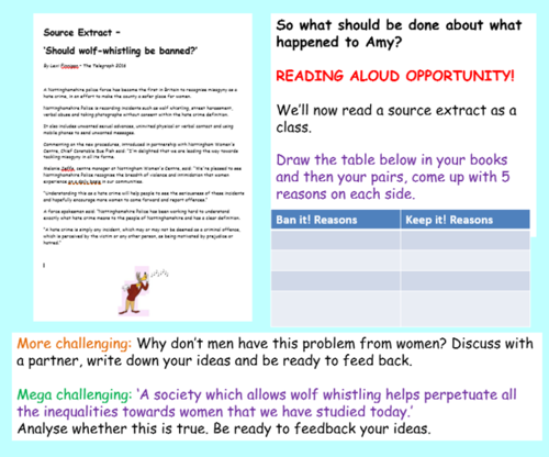 Sexism, Gender + Misogyny PSHE | Teaching Resources