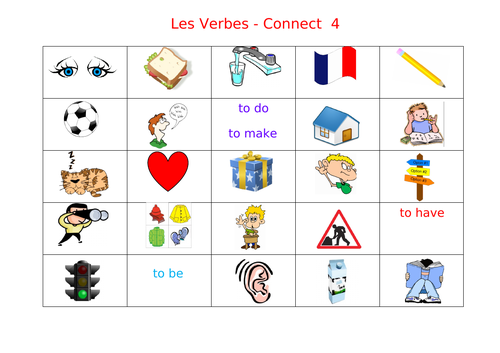 FRENCH - Verbs - Les Verbes - Board Games | Teaching Resources