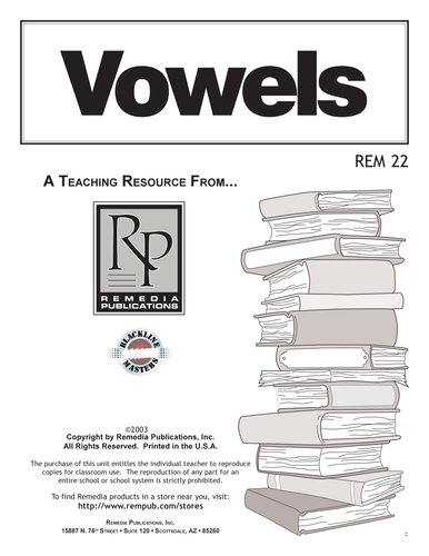 Vowels | Teaching Resources