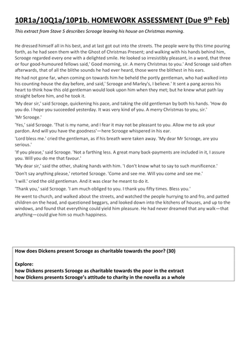 Stave 1 and Stave 5: Scrooge's Transformation in A Christmas Carol ...