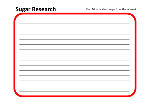 SUGAR TEACHING RESOURCES KS2 DISPLAY FOOD TECHNOLOGY HEALTHY EATING ...