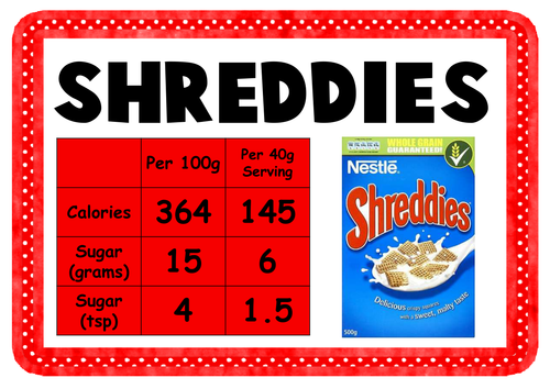 SUGAR TEACHING RESOURCES KS2 DISPLAY FOOD TECHNOLOGY HEALTHY EATING ...