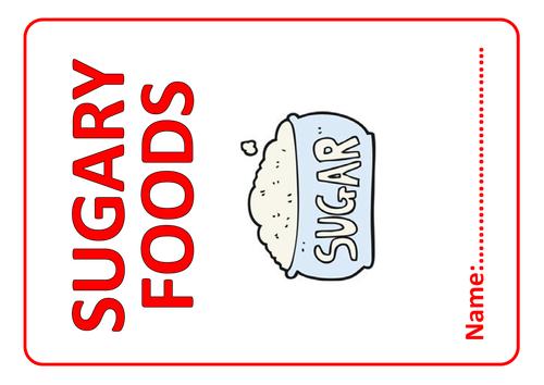 SUGAR TEACHING RESOURCES KS2 DISPLAY FOOD TECHNOLOGY HEALTHY EATING ...