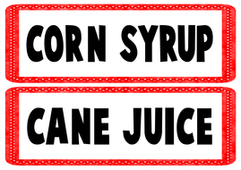 SUGAR TEACHING RESOURCES KS2 DISPLAY FOOD TECHNOLOGY HEALTHY EATING ...